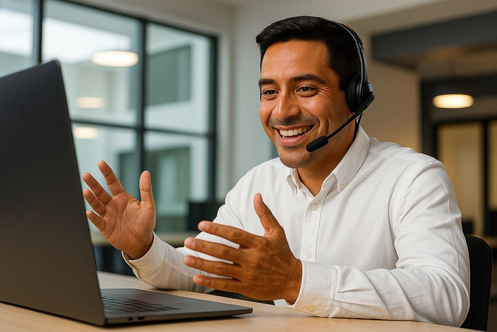 Professional virtual meeting setup | Free Photo - rawpixel