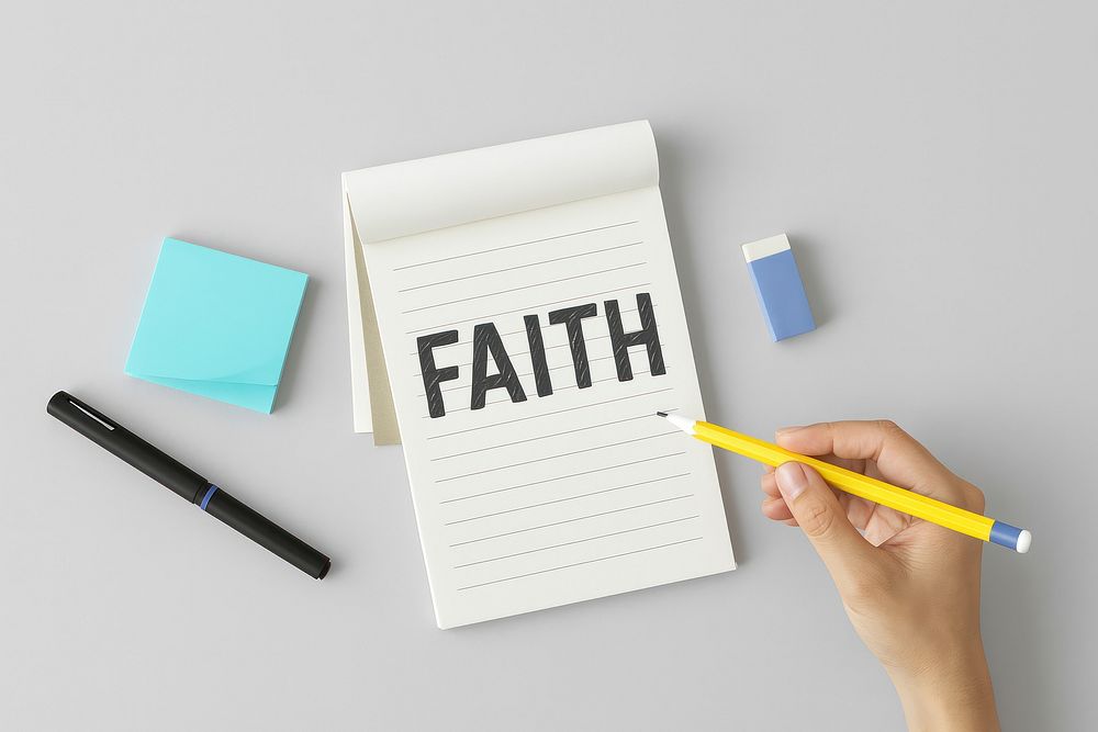 Faith notebook writing inspiration | Free Photo - rawpixel