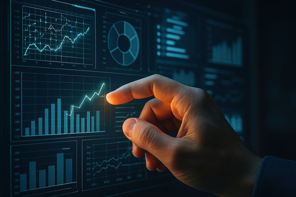 Analyzing digital financial data trends | Free Photo - rawpixel