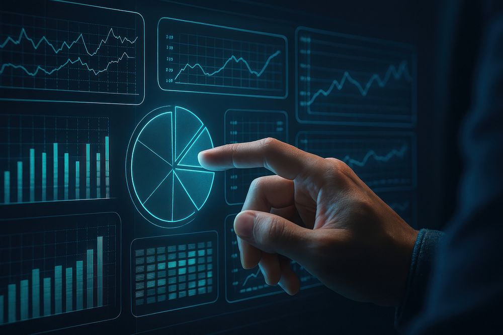 Interactive data analysis interface. | Free Photo - rawpixel