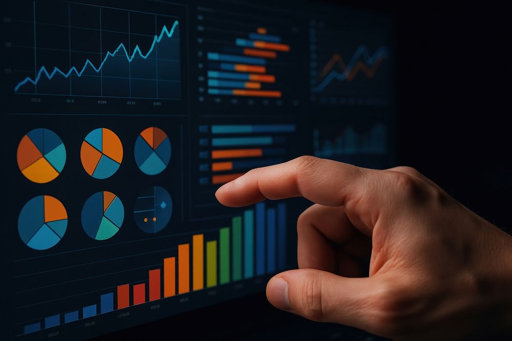 Interactive data analysis visualization dashboard. | Free Photo - rawpixel