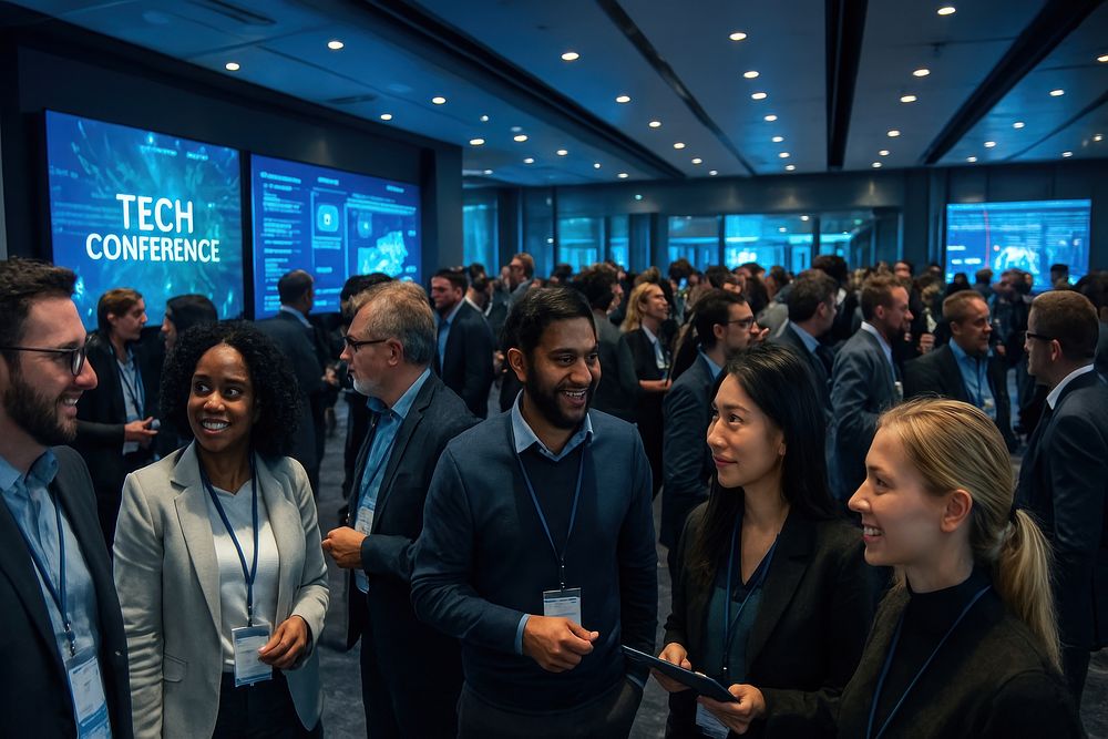Networking event with tech professionals. | Free Photo - rawpixel
