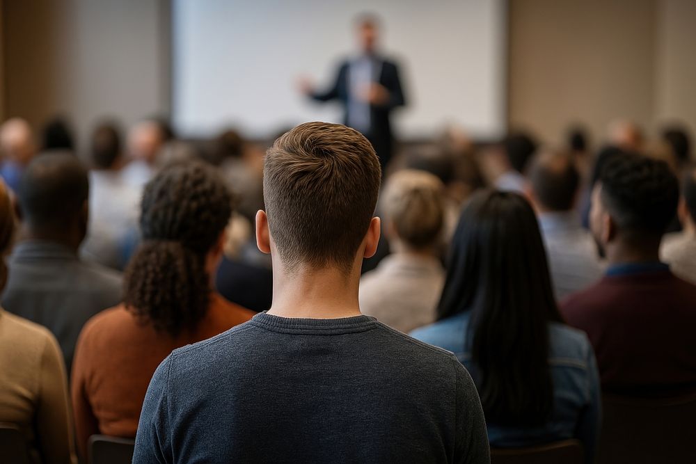 Audience engaged in presentation. | Free Photo - rawpixel