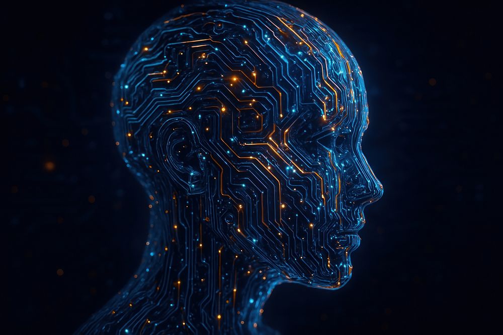 Futuristic digital human interface | Free Photo - rawpixel