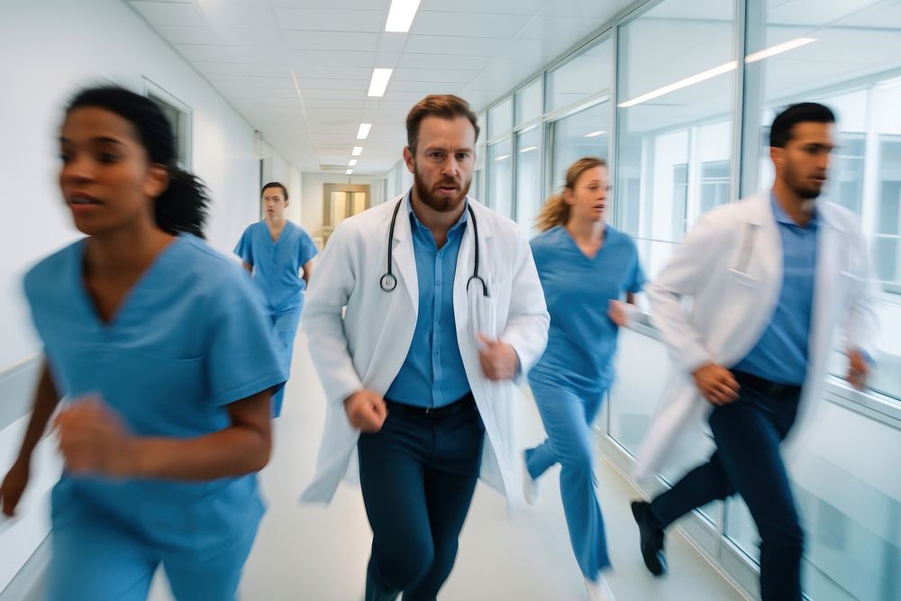 Emergency medical team running | Free Photo - rawpixel