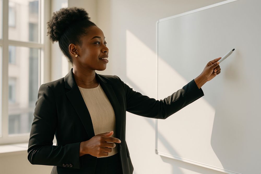 Professional woman giving presentation | Free Photo - rawpixel