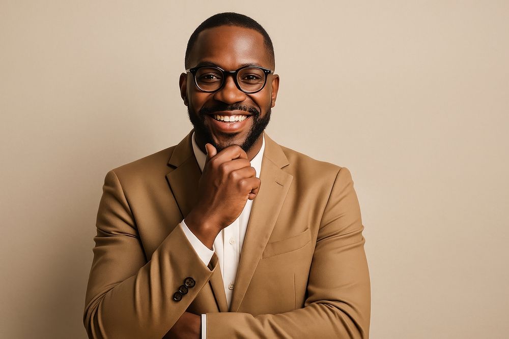 Confident professional man smiling | Free Photo - rawpixel