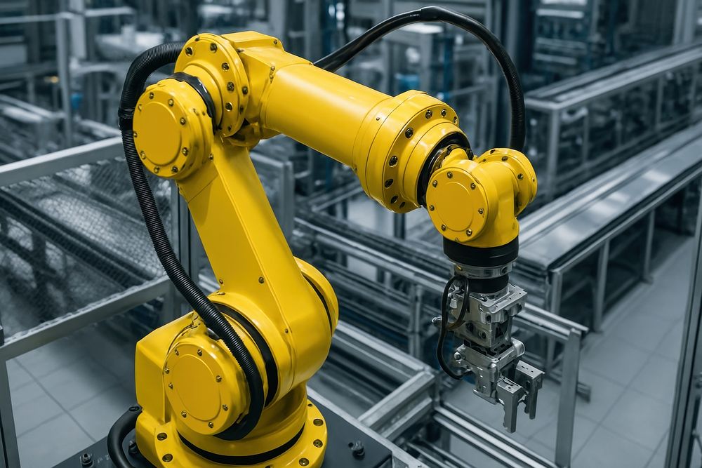 Industrial robotic arm technology. | Free Photo - rawpixel