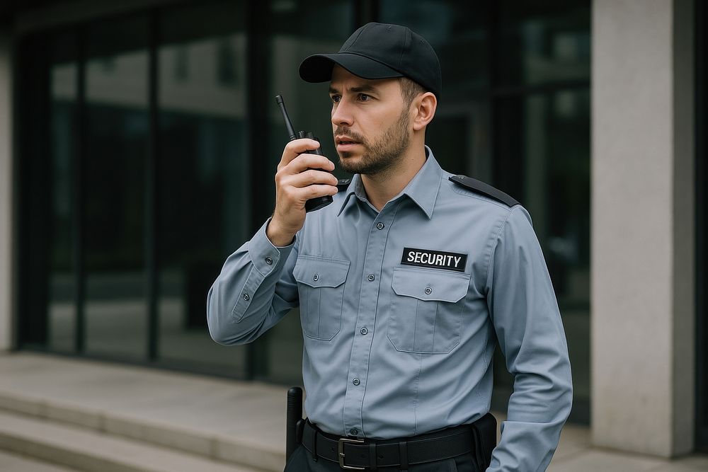 Security guard using radio | Free Photo - rawpixel