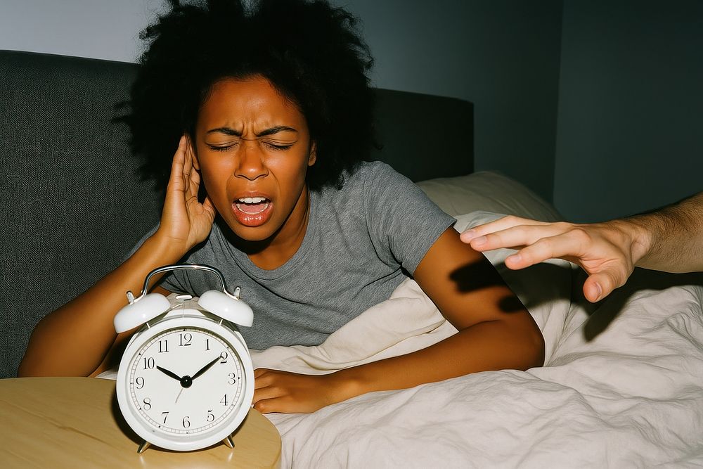 Frustrated woman with alarm clock | Free Photo - rawpixel