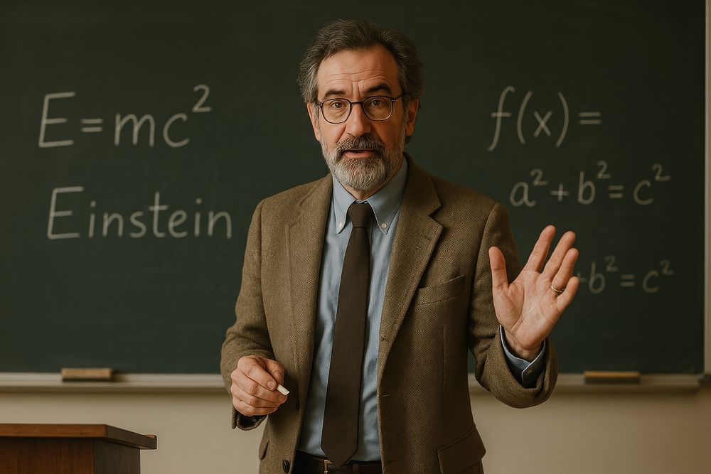 Professor explaining complex equations | Free Photo - rawpixel