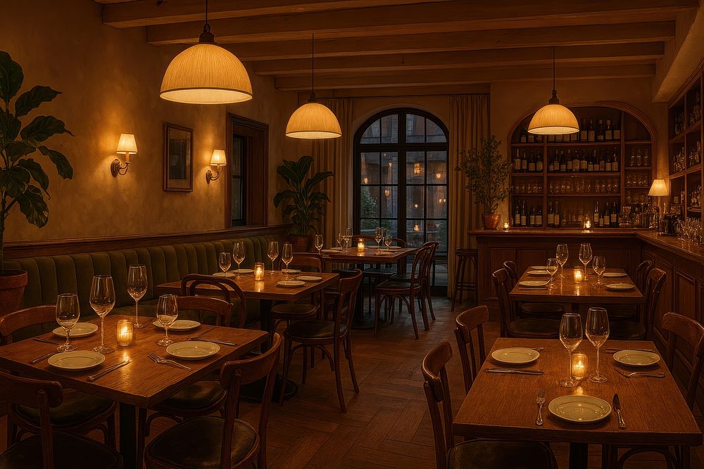 Cozy, elegant, intimate dining atmosphere. | Free Photo Illustration ...