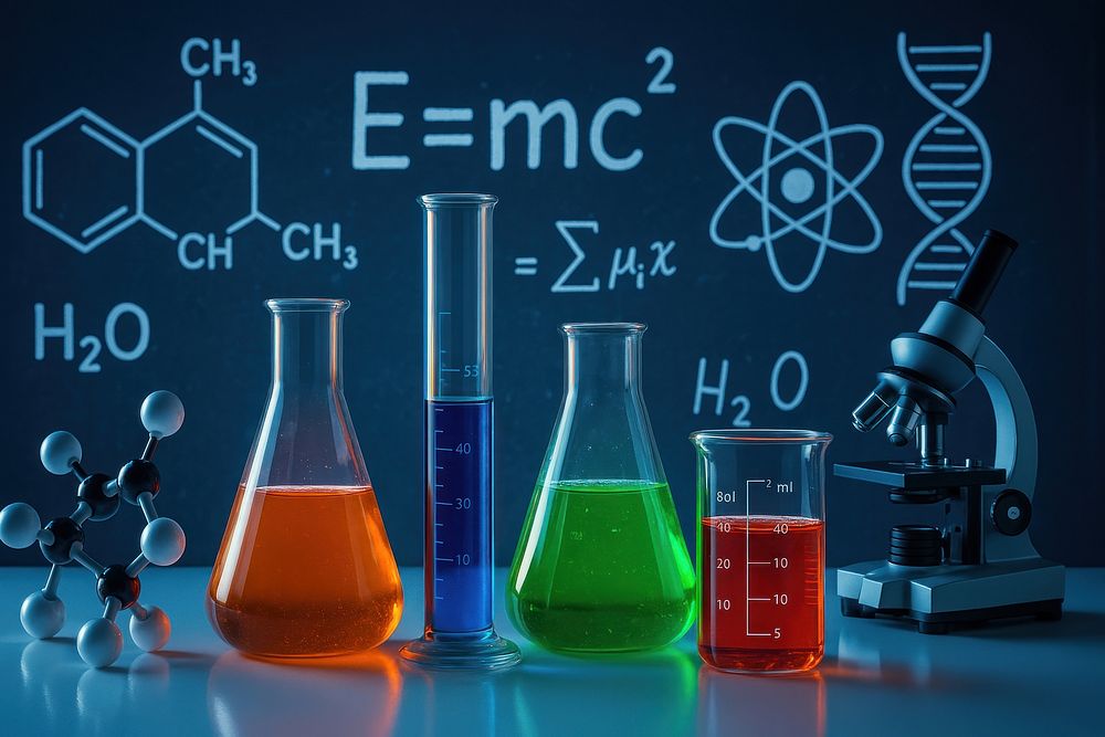 Colorful Chemistry Lab Setup Free Photo Rawpixel