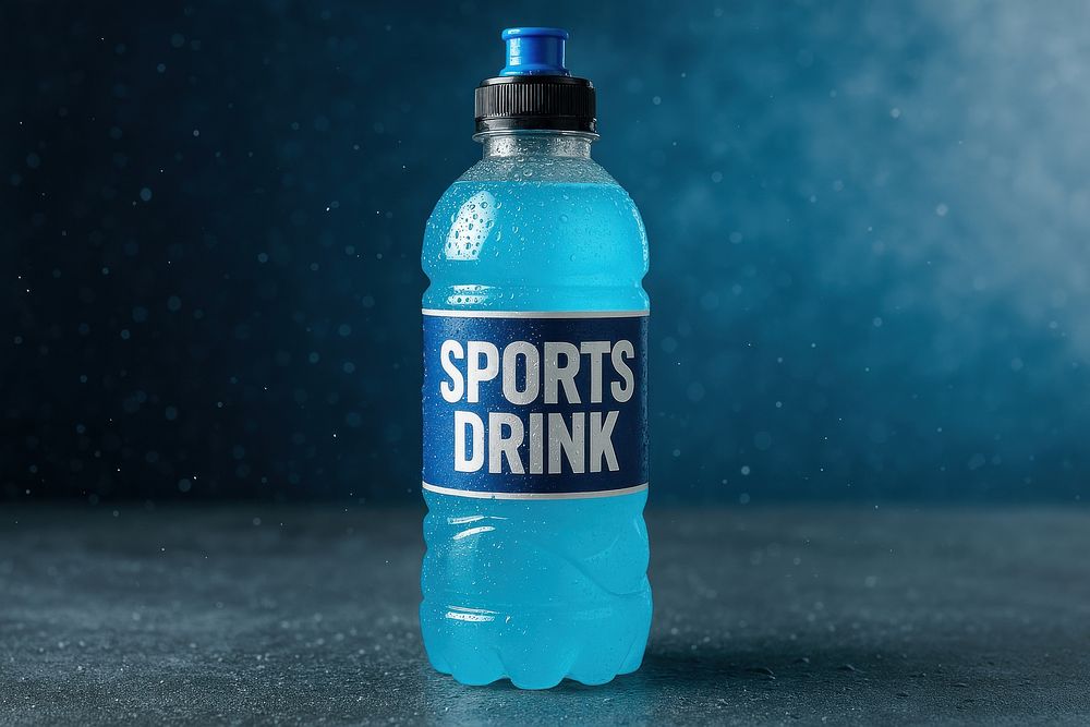 Refreshing blue sports hydration | Free Photo - rawpixel