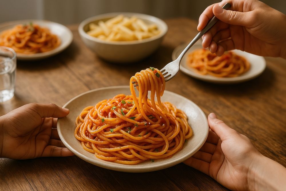 Delicious spaghetti served with care | Free Photo - rawpixel
