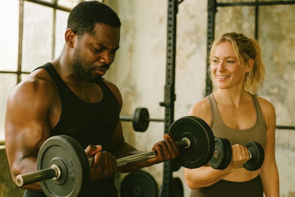 Diverse gym workout partners | Free Photo - rawpixel
