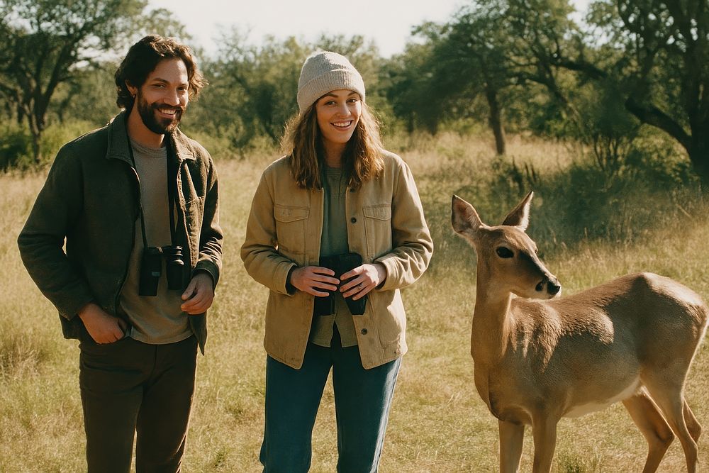 Nature adventure with deer encounter. | Free Photo - rawpixel