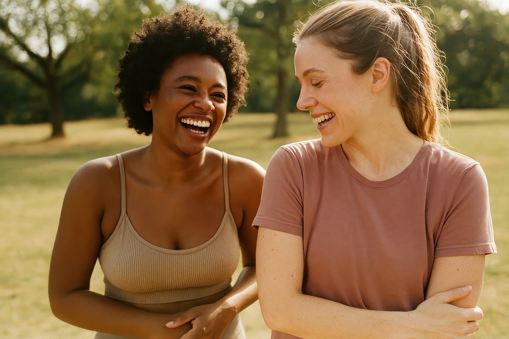 Joyful friends enjoying nature together | Free Photo - rawpixel