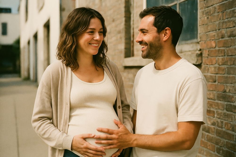 Happy couple expecting baby | Free Photo - rawpixel