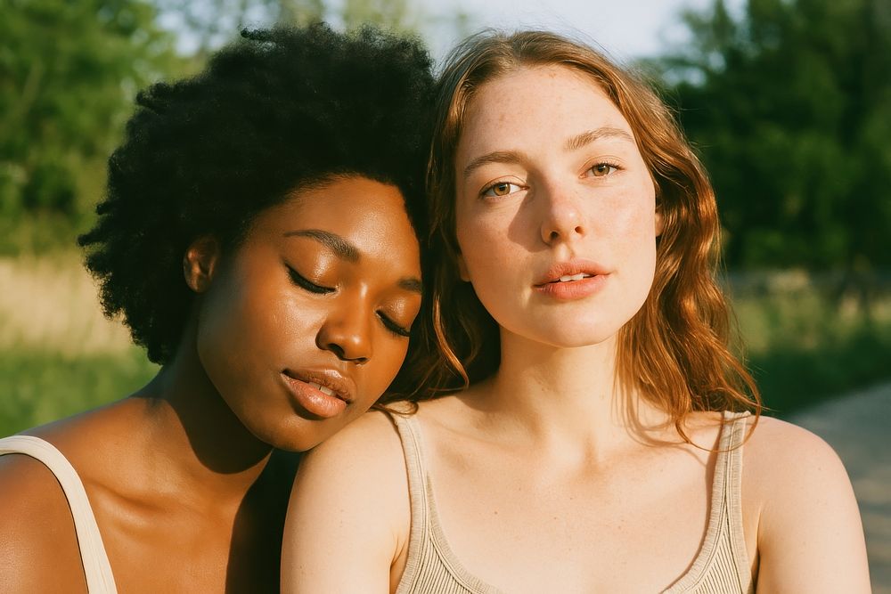 Diverse friendship in natural setting. | Free Photo - rawpixel