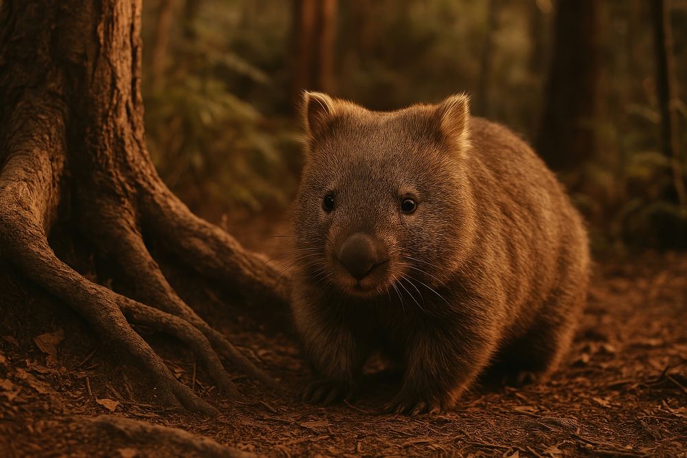 Wombat exploring forest floor | Free Photo - rawpixel