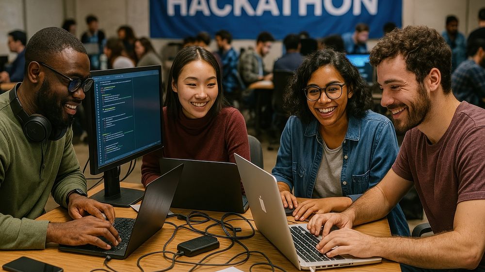Diverse team coding hackathon | Free Photo - rawpixel