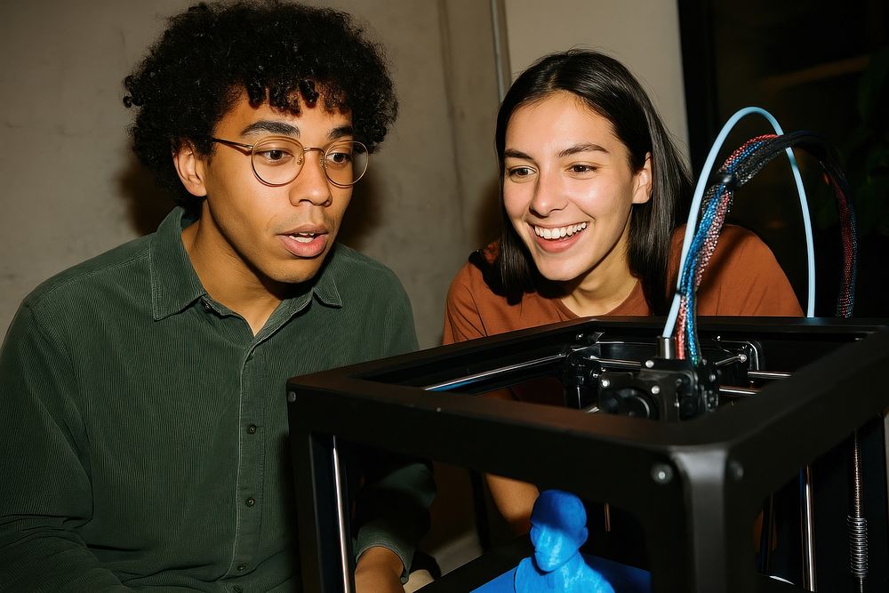 Enthusiastic 3D printing exploration | Free Photo - rawpixel