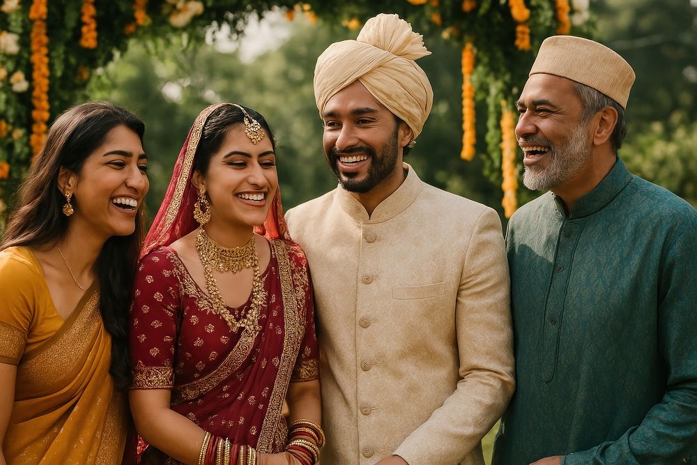 Joyful traditional Indian wedding celebration | Free Photo - rawpixel