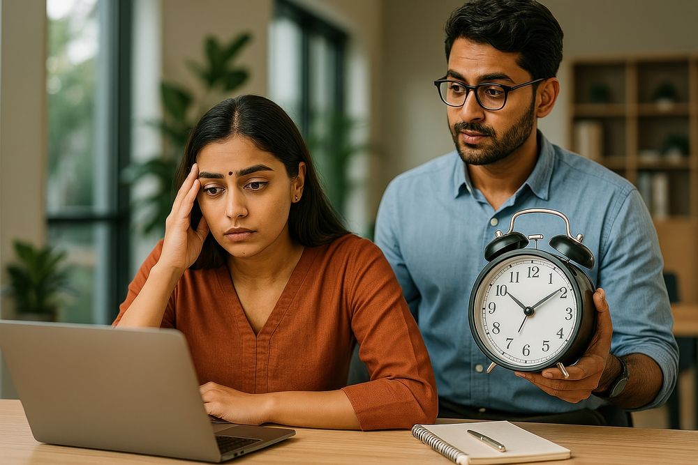 Deadline stress office teamwork | Free Photo - rawpixel