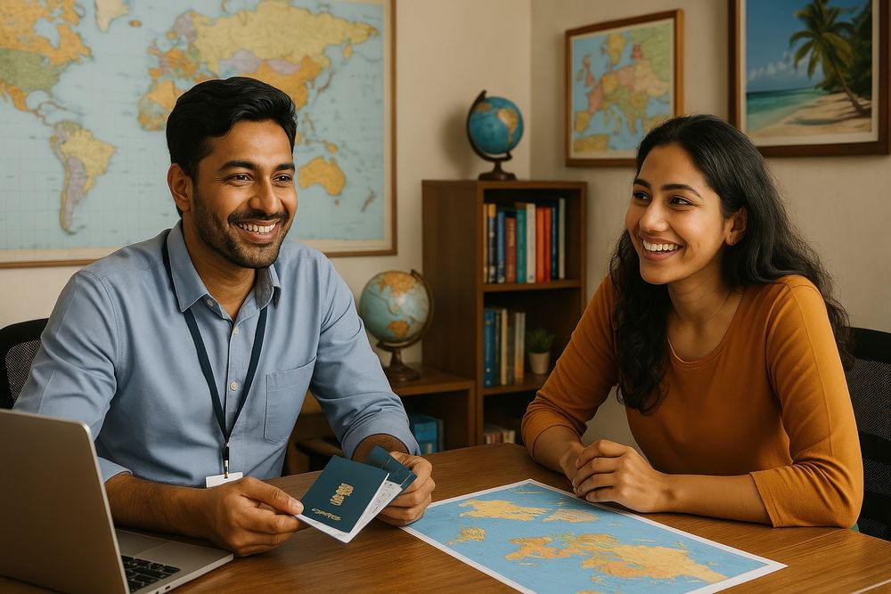 Travel planning consultation session. | Free Photo - rawpixel