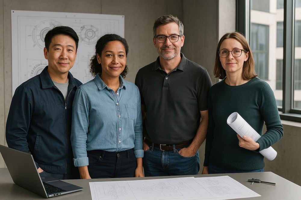 Teamwork, architecture, collaboration, design, professionals | Free ...