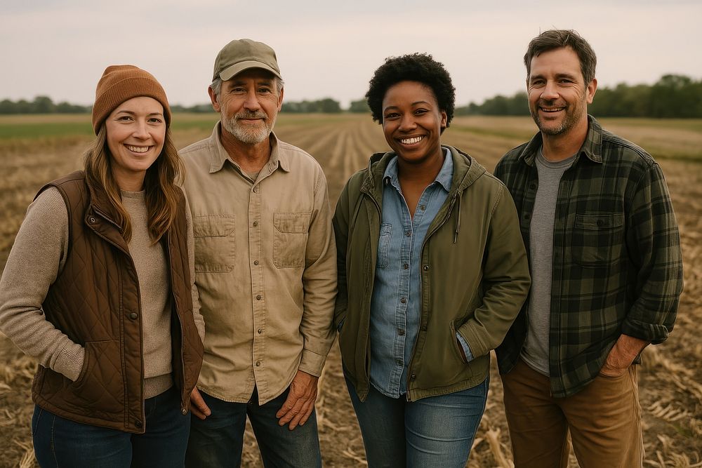 Diverse farmers smiling together | Free Photo - rawpixel