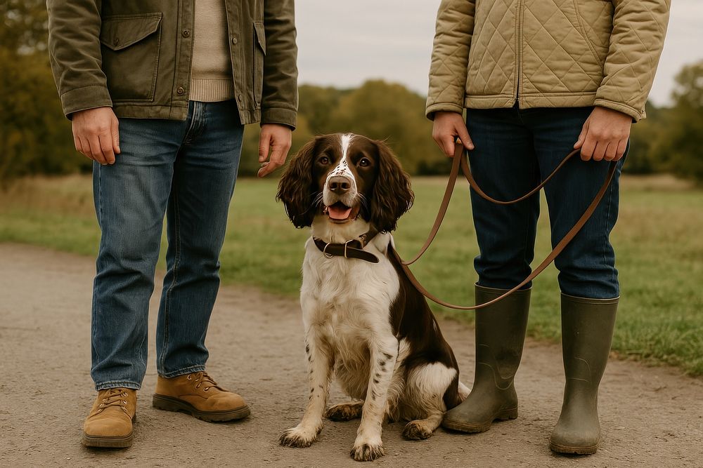 Dog walking outdoor scene | Free Photo - rawpixel