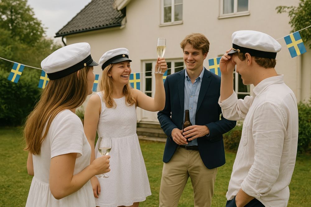 Swedish graduation celebration outdoors | Free Photo - rawpixel
