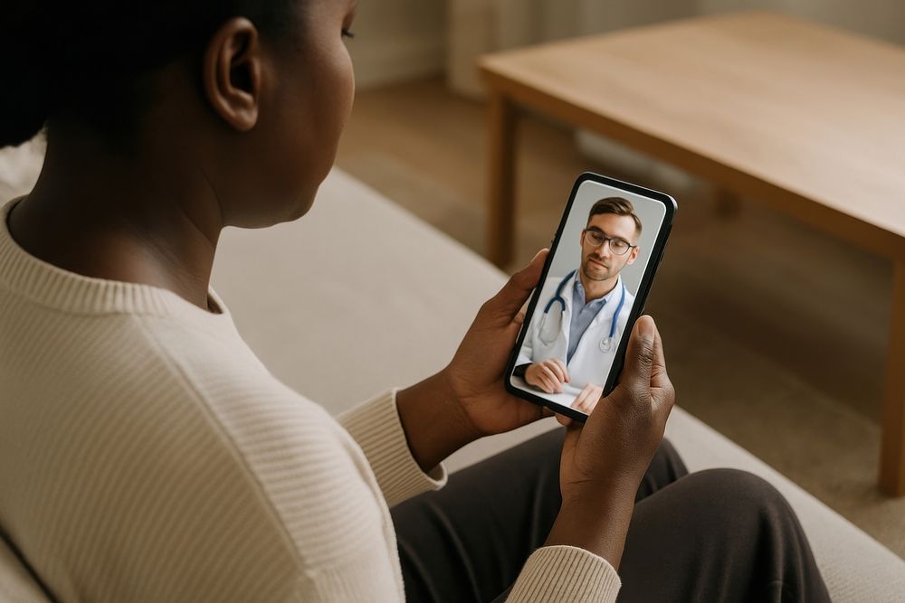 Virtual healthcare consultation technology. | Free Photo - rawpixel