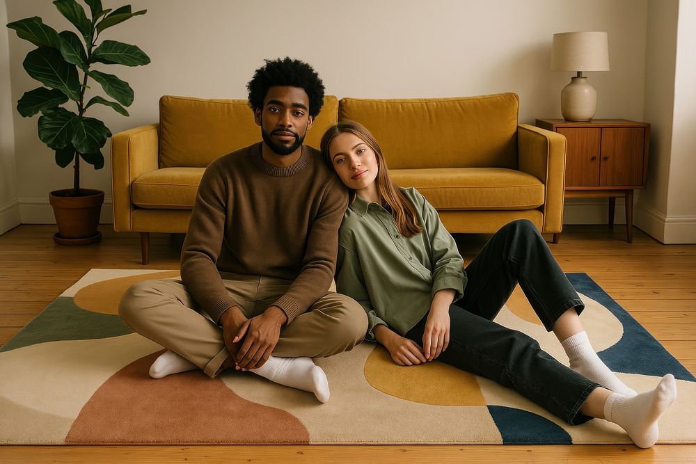 Cozy couple relaxing home. | Free Photo - rawpixel