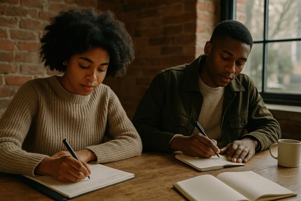 Focused study session together. | Free Photo - rawpixel