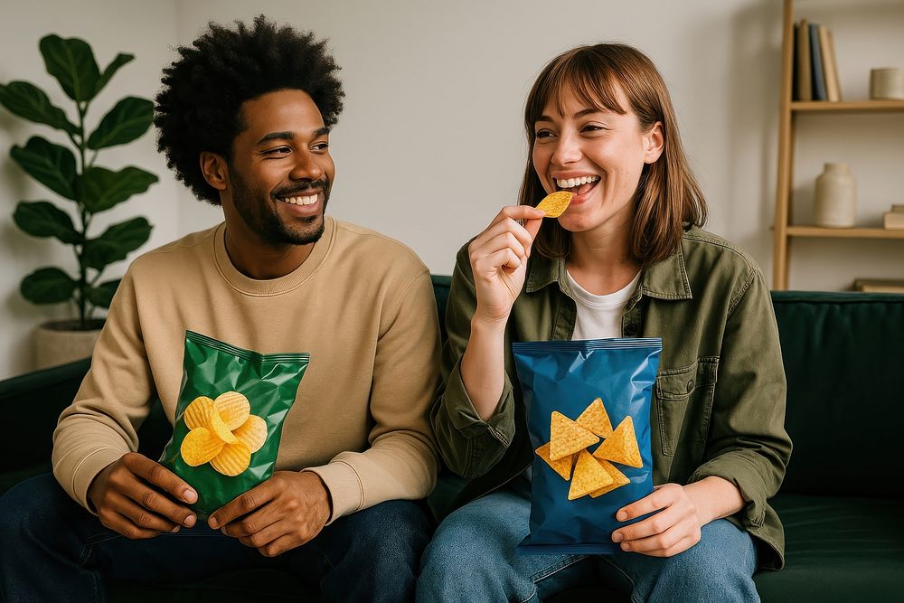 Friends enjoying snacks together | Free Photo - rawpixel