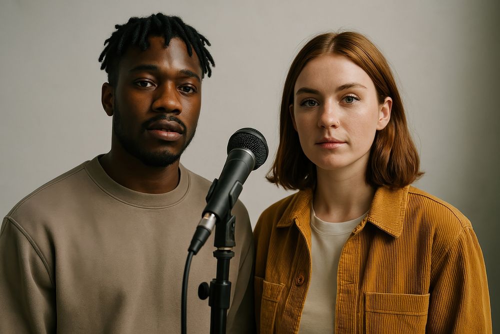 Diverse musicians with microphone | Free Photo - rawpixel