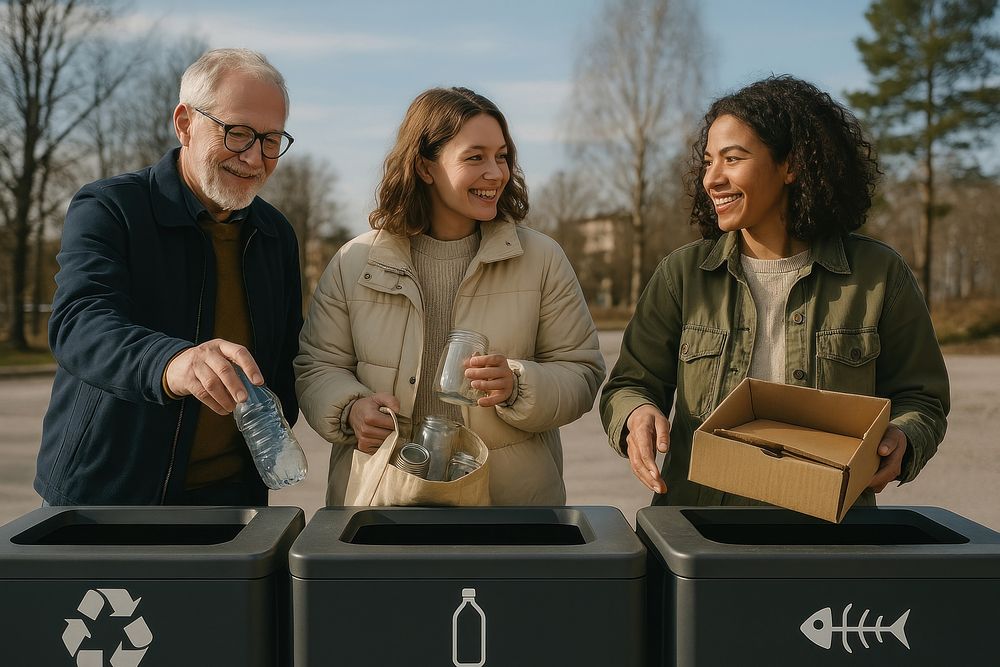 Community recycling outdoor sustainable practice. | Free Photo - rawpixel