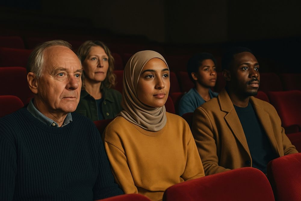 Diverse audience watching intently. | Free Photo - rawpixel