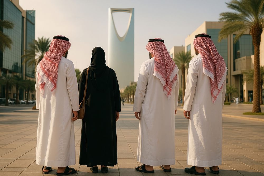Cultural unity in Riyadh skyline | Free Photo - rawpixel