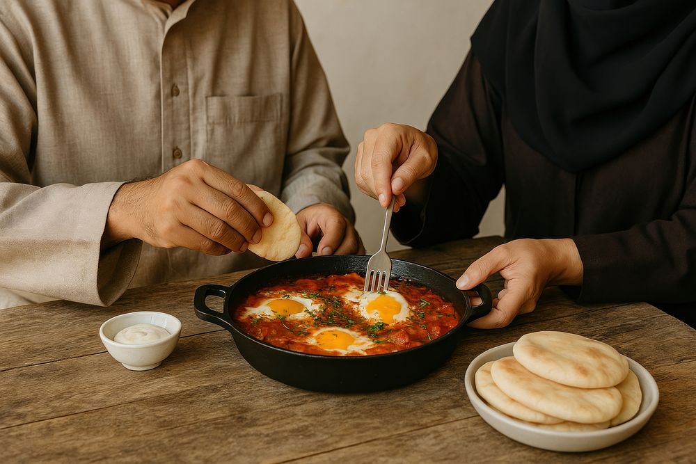 Traditional Middle Eastern breakfast delight | Free Photo - rawpixel
