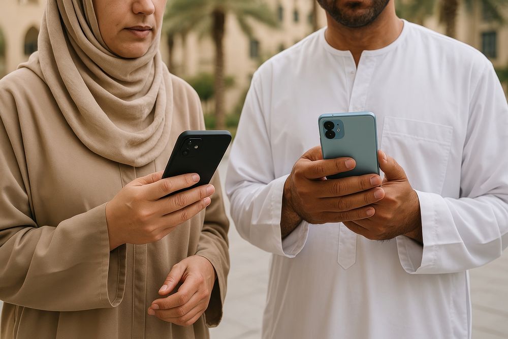 Diverse people using smartphones outdoors. | Free Photo - rawpixel