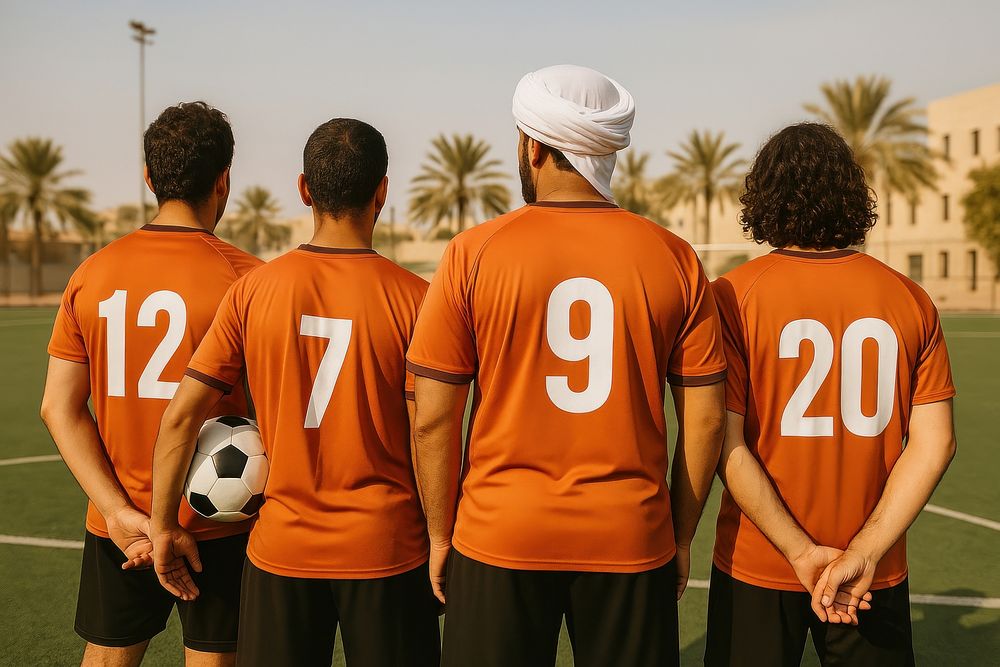 Team unity on soccer field. | Free Photo - rawpixel