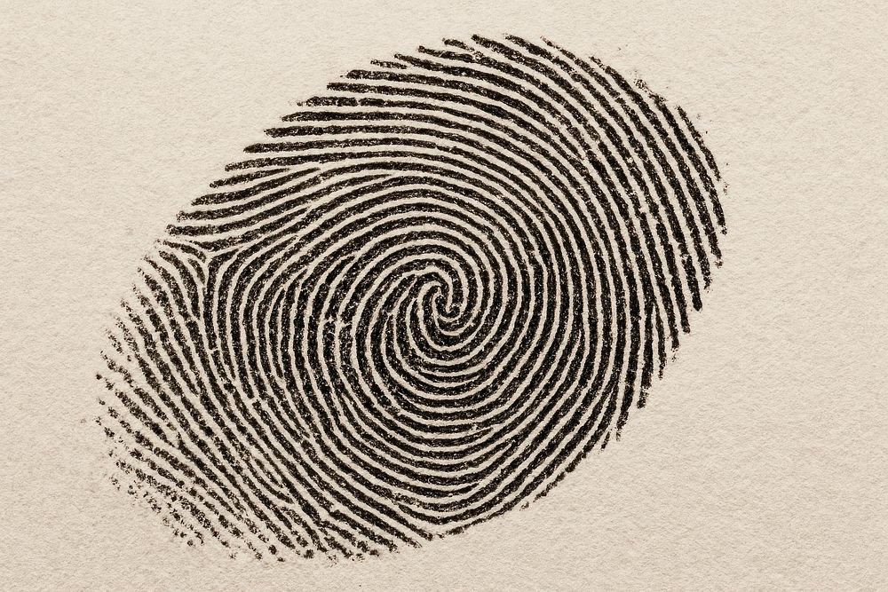 Detailed fingerprint on paper | Free Photo - rawpixel