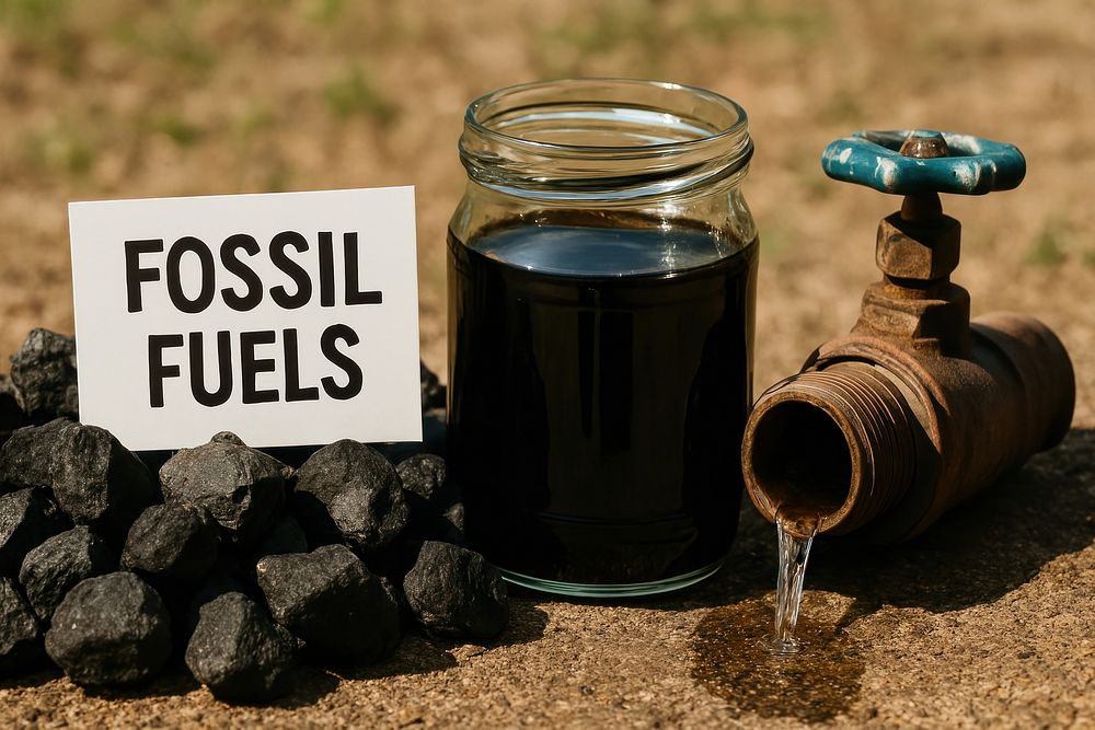 Fossil fuels energy concept visualized | Free Photo - rawpixel