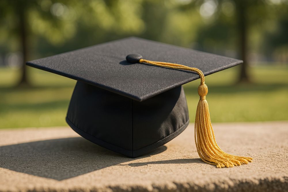 Graduation cap symbolizes achievement. | Free Photo - rawpixel