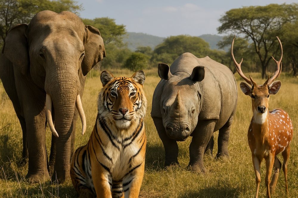 Wildlife diversity in harmony | Free Photo - rawpixel