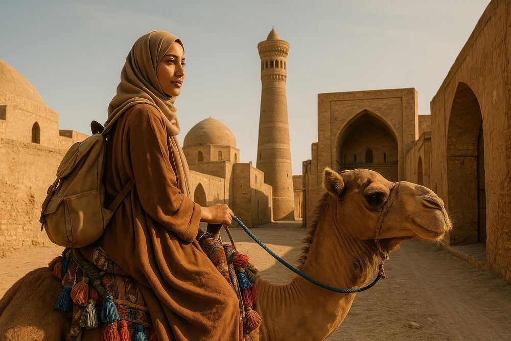 Camel ride historic architecture adventure | Free Photo - rawpixel